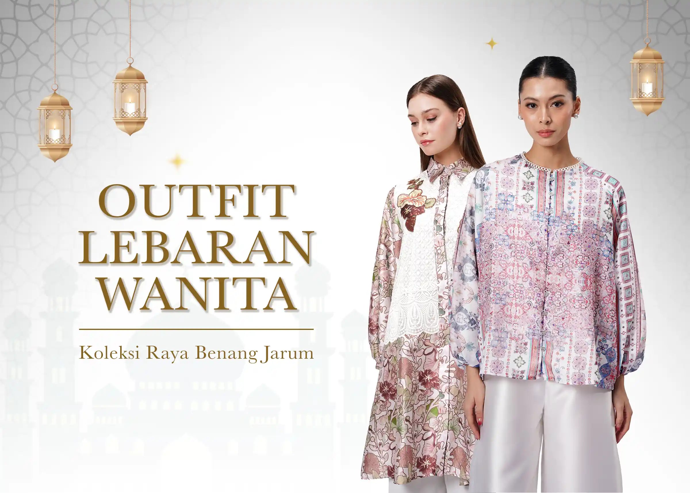 Outfit Baju Lebaran Wanita Elegan Kekinian 2026 Ala Benang Jarum