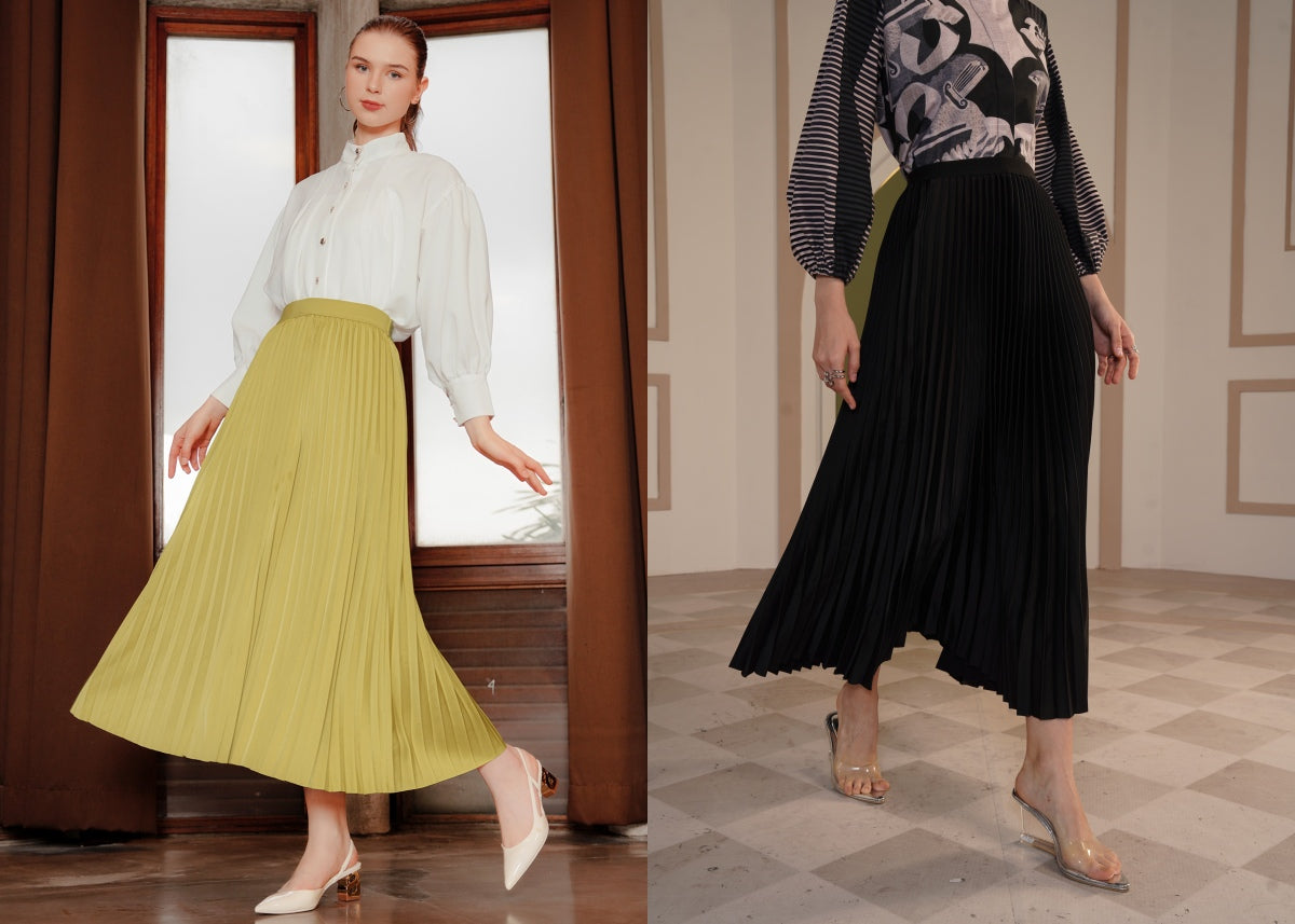 Inspirasi Outfit dengan Rok Plisket yang Fashionable – Benang Jarum