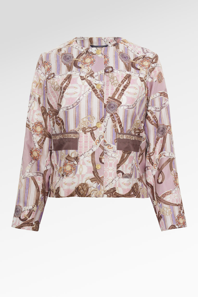 Chainerie Crop Outer - Morganite – Benang Jarum