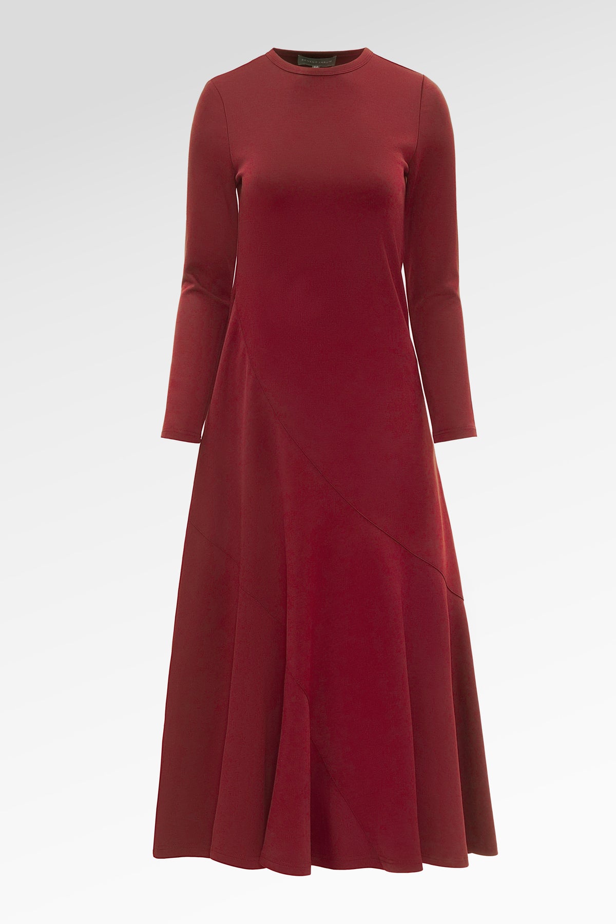 Elliana Flowy Dress - Maroon – Benang Jarum