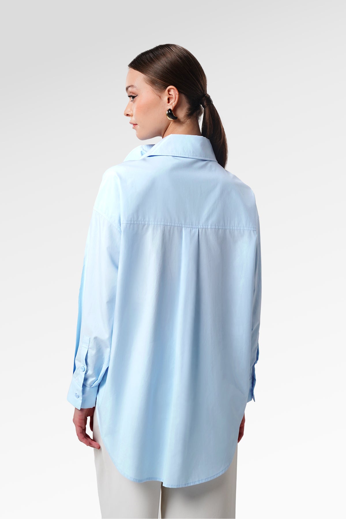 Grace Floral Shirt - Blue – Benang Jarum