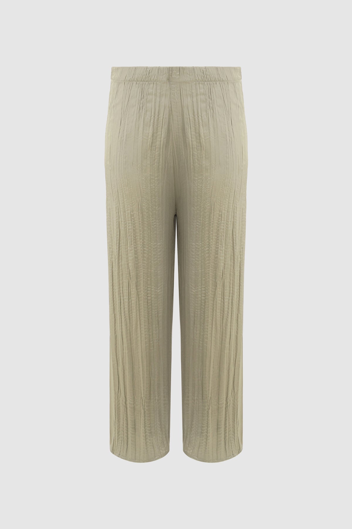 Harleen Texture Pants - Khaki – Benang Jarum