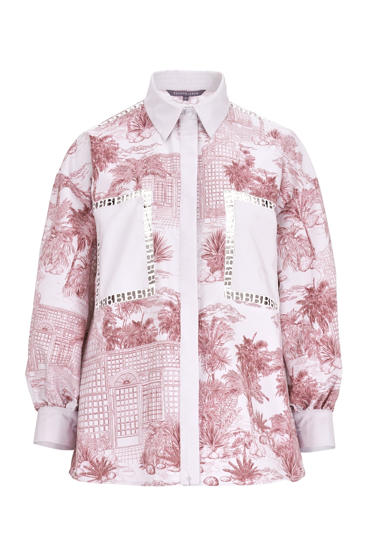 Toile Memoirs Lace Shirt - Fuchu – Benang Jarum